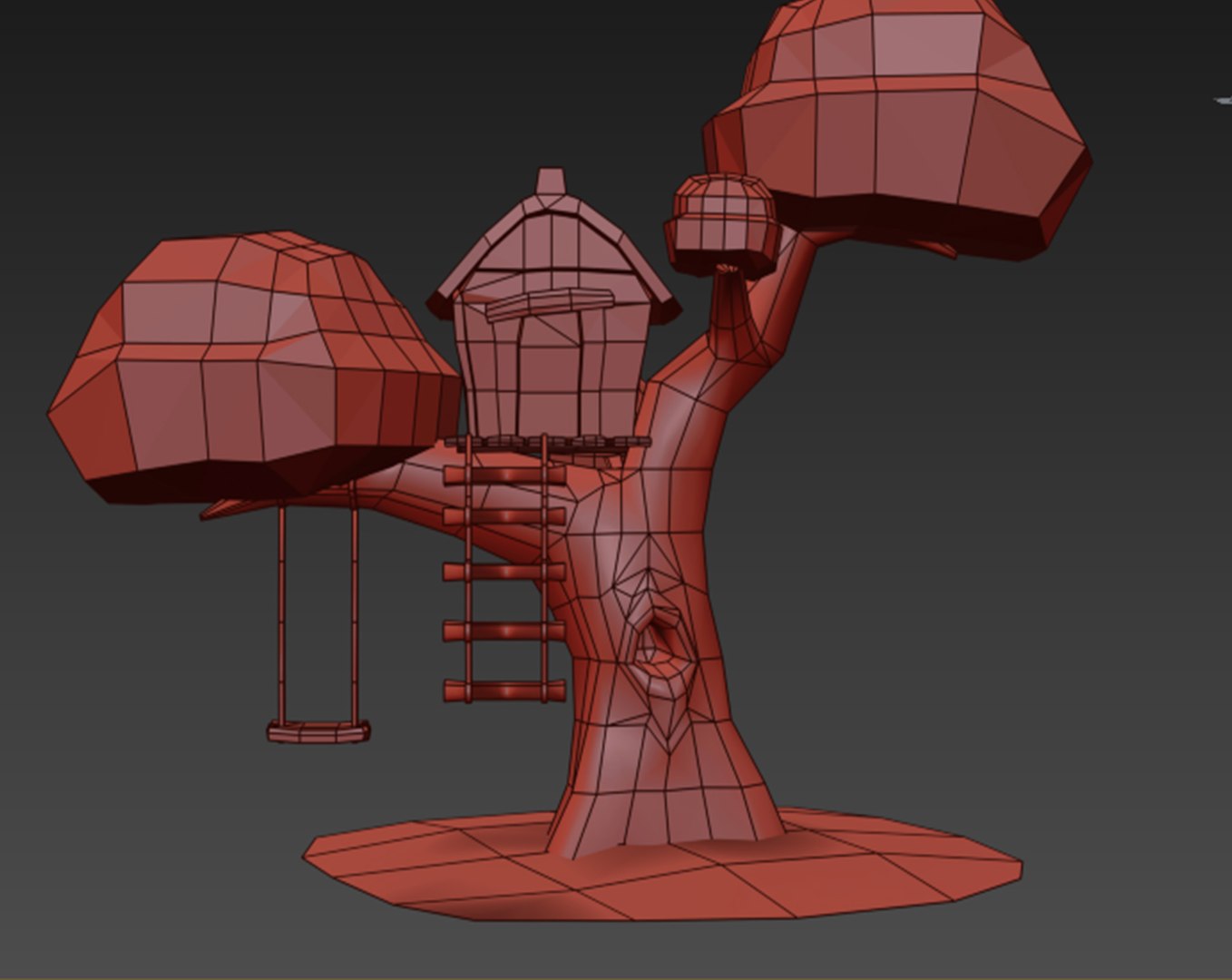 3d model of tree house