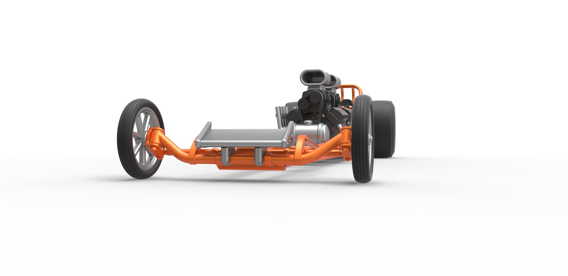 Diecast Front Engine Dragster With 2 V8 Scale 1 To 25 3D - TurboSquid ...