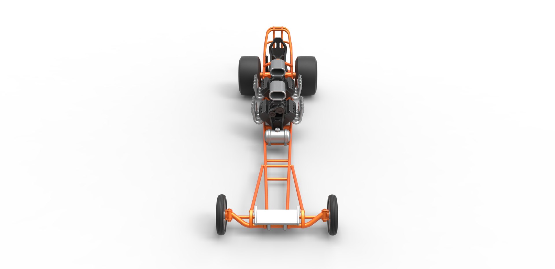 Diecast Front Engine Dragster With 2 V8 Scale 1 To 25 3D - TurboSquid ...