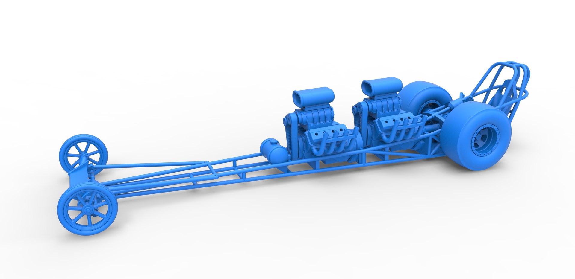 Diecast Front Engine Dragster With 2 V8 Scale 1 To 25 3D - TurboSquid ...