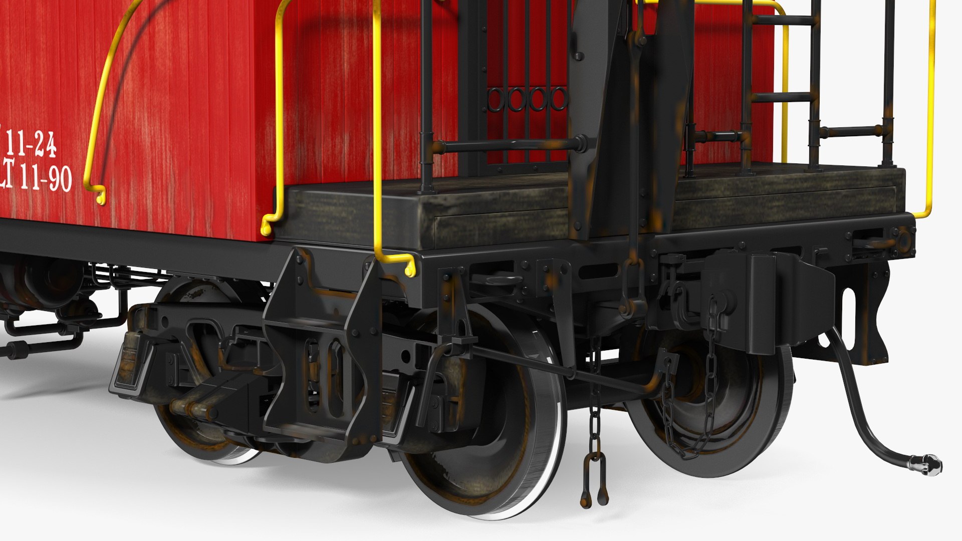 Historic Wabash Caboose 3D - TurboSquid 2161020