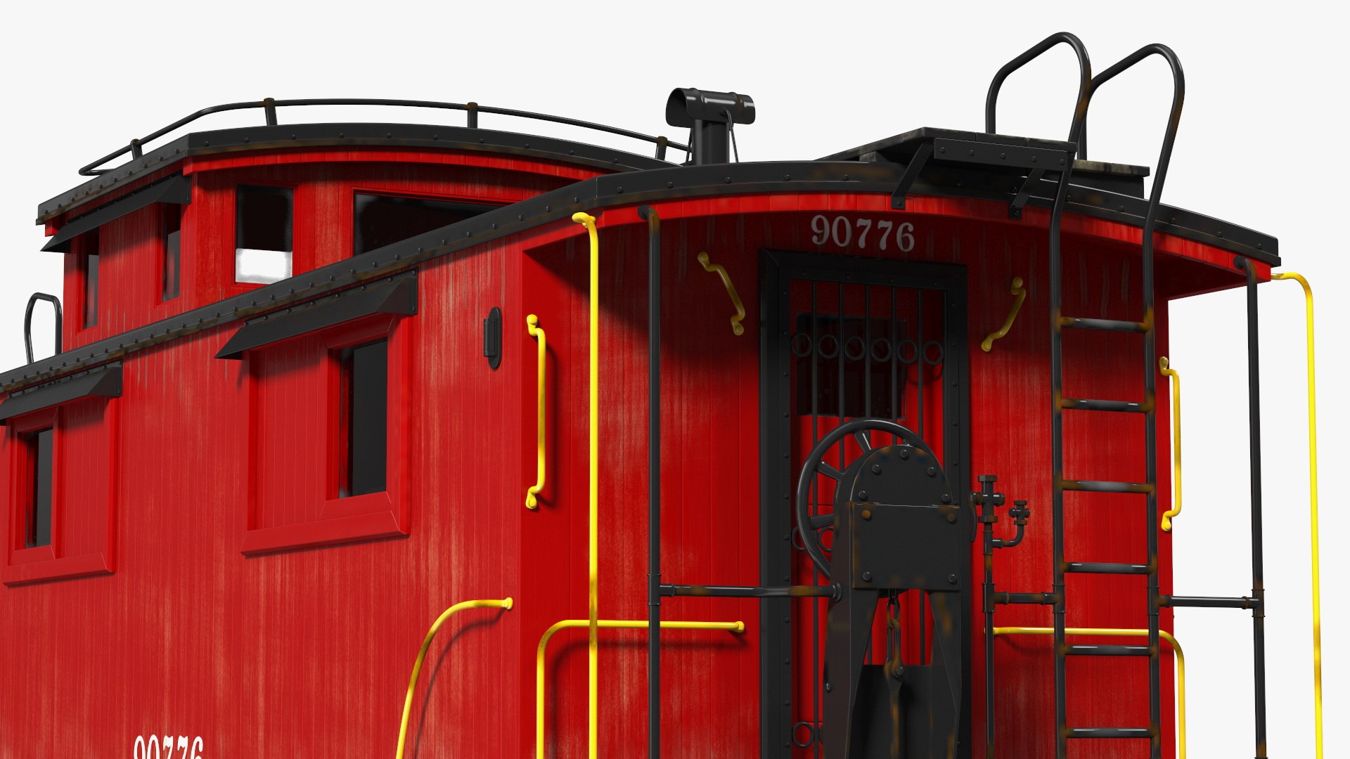 Historic Wabash Caboose 3D - TurboSquid 2161020