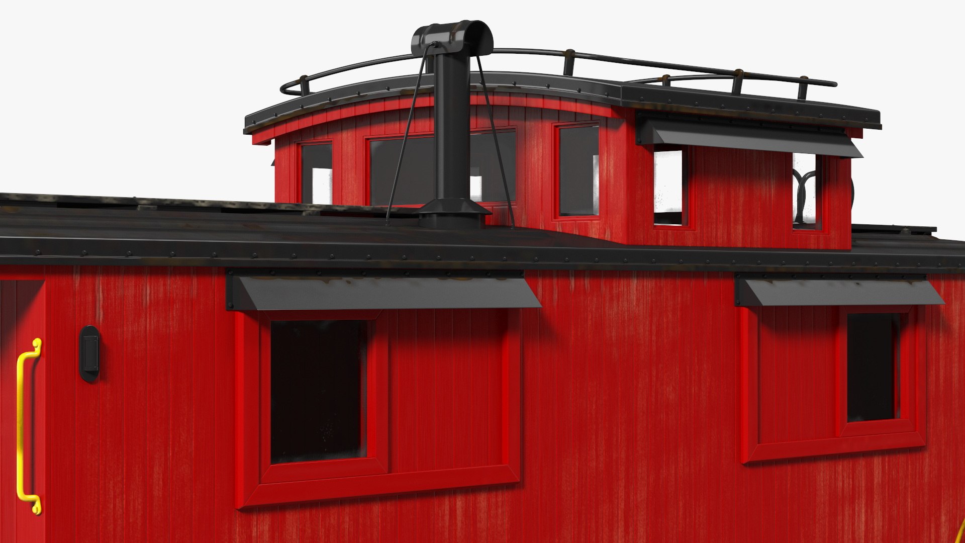 Historic Wabash Caboose 3D - TurboSquid 2161020