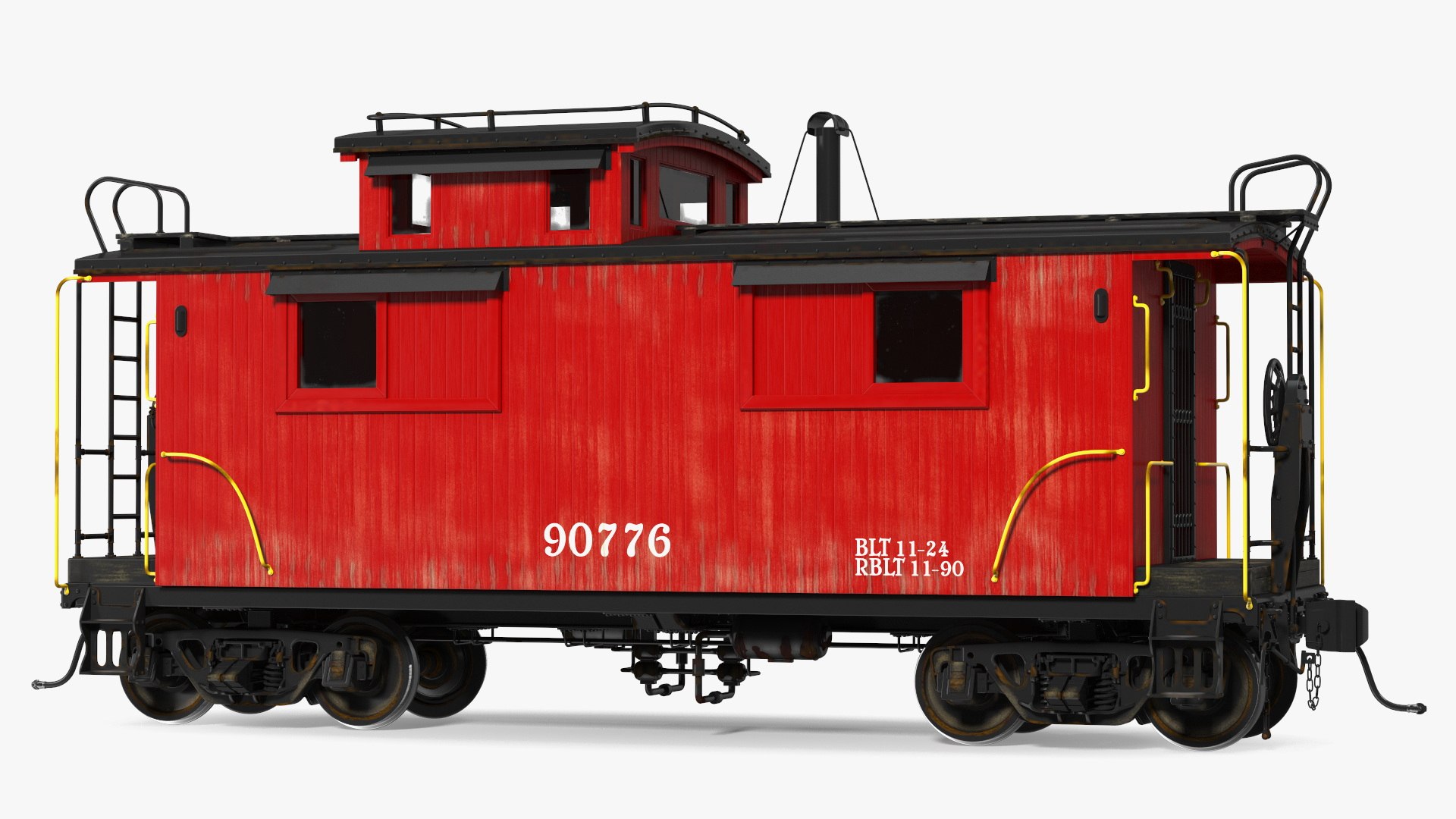 Historic Wabash Caboose 3D - TurboSquid 2161020