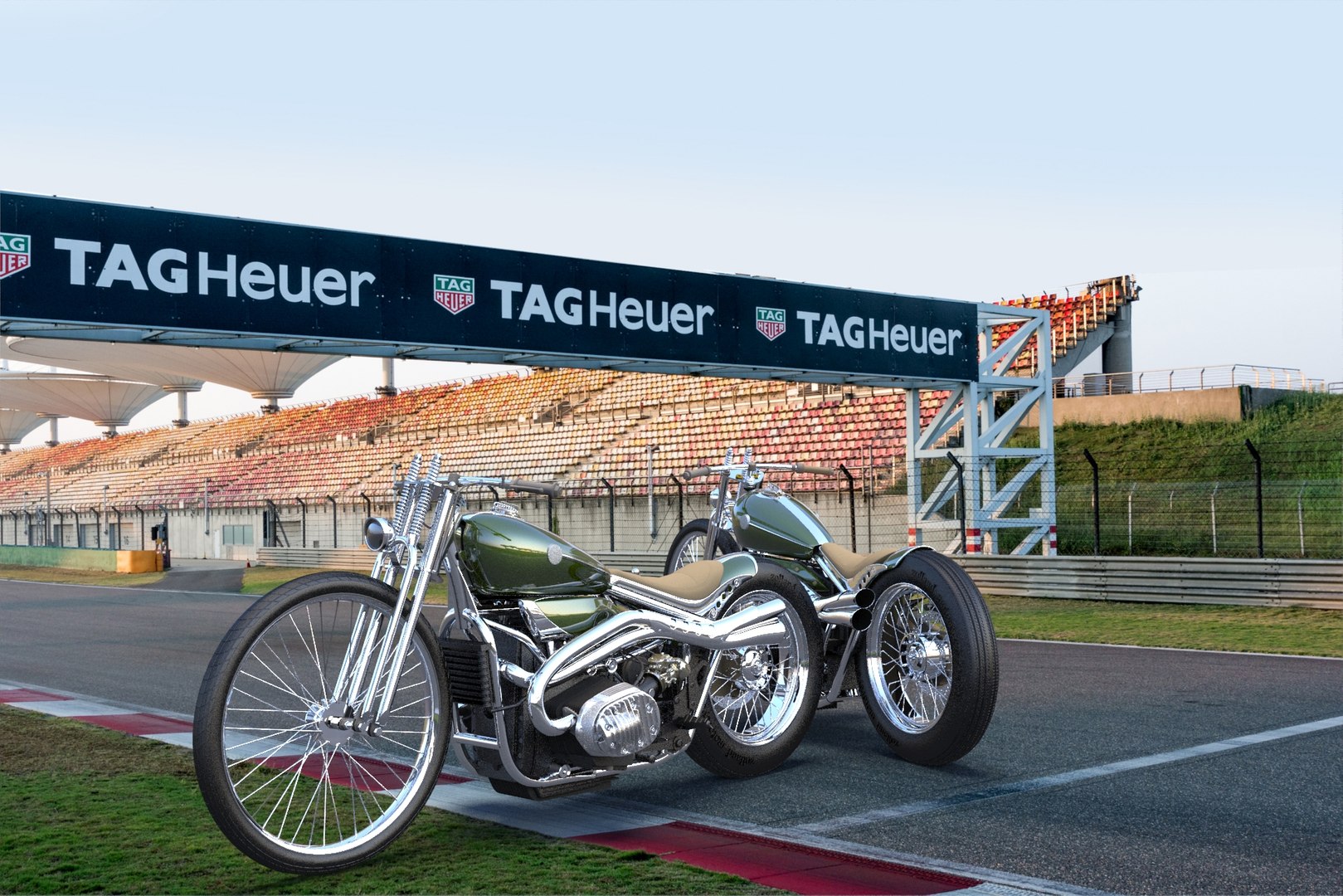 3D Custom Chopper Bike - TurboSquid 1974763