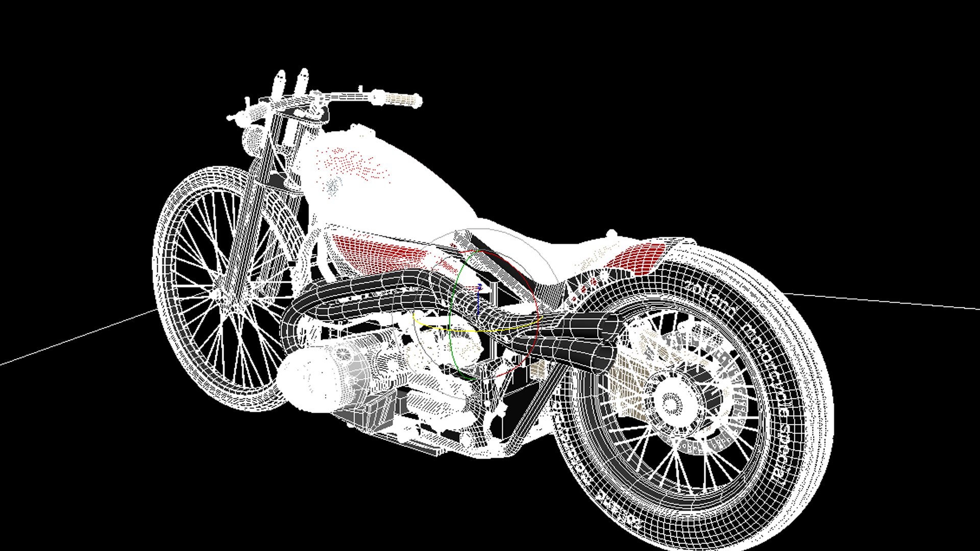 3D Custom Chopper Bike - TurboSquid 1974763