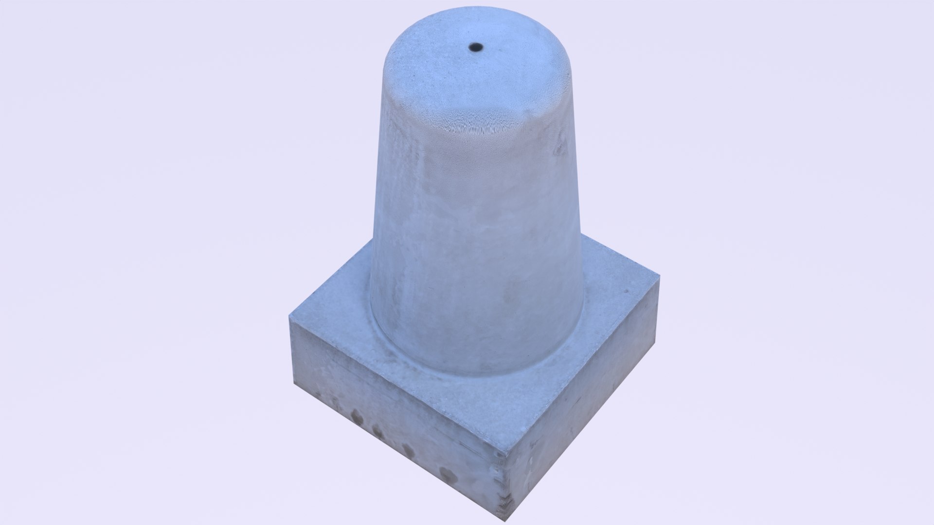 3D Concrete Barrier Model - TurboSquid 2232516