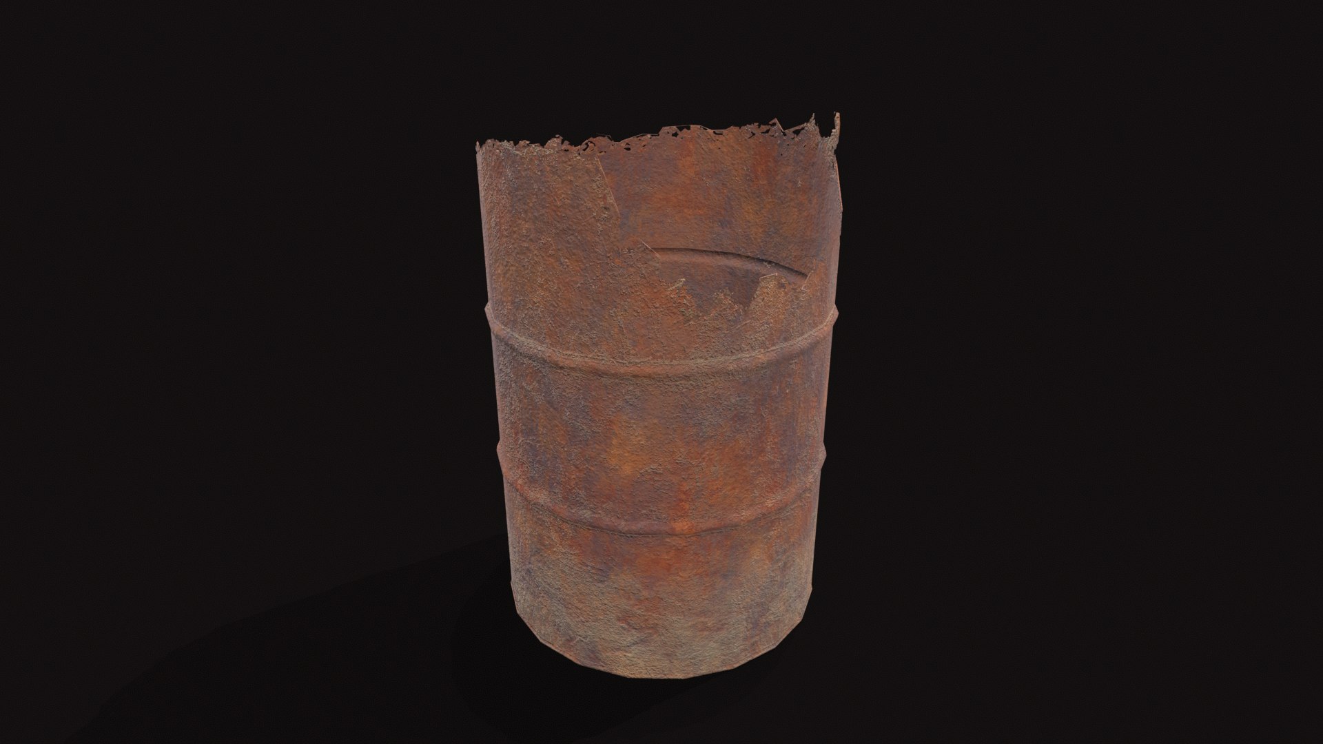 Medieval Metal Barrel 04 3D - TurboSquid 2326629