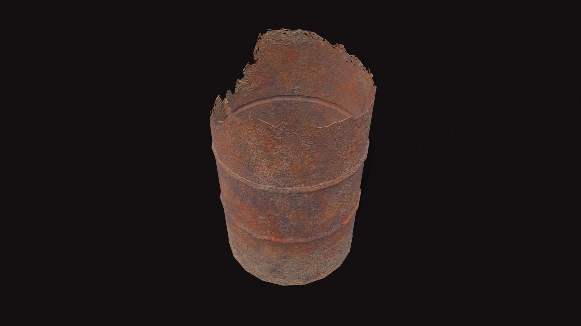 Medieval Metal Barrel 04 3D - TurboSquid 2326629
