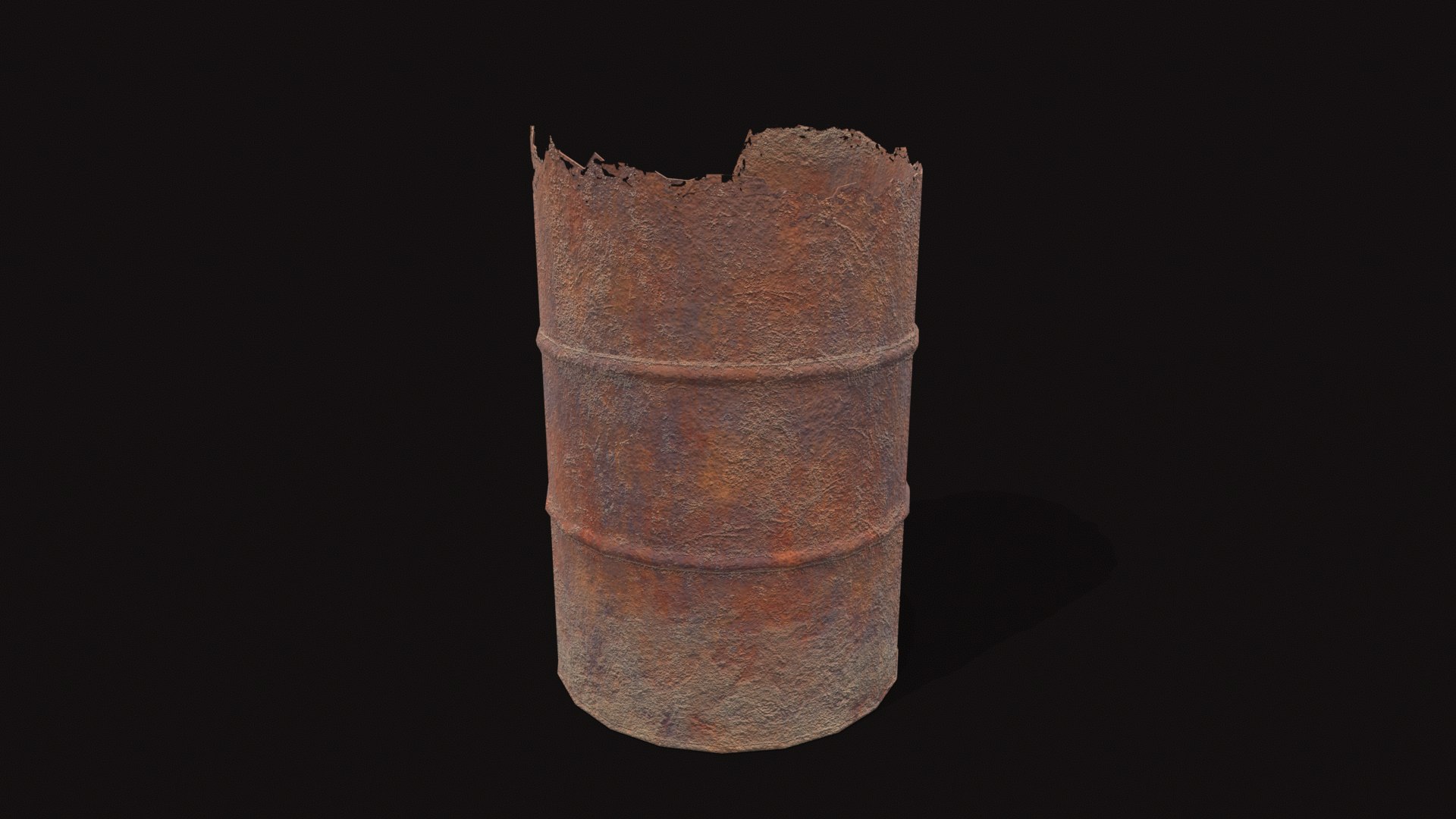Medieval Metal Barrel 04 3D - TurboSquid 2326629