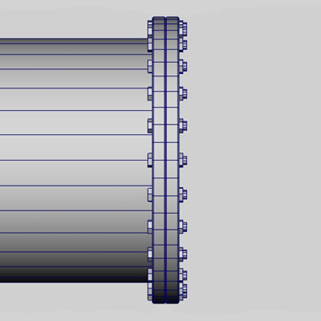 3d Pipe Section Model