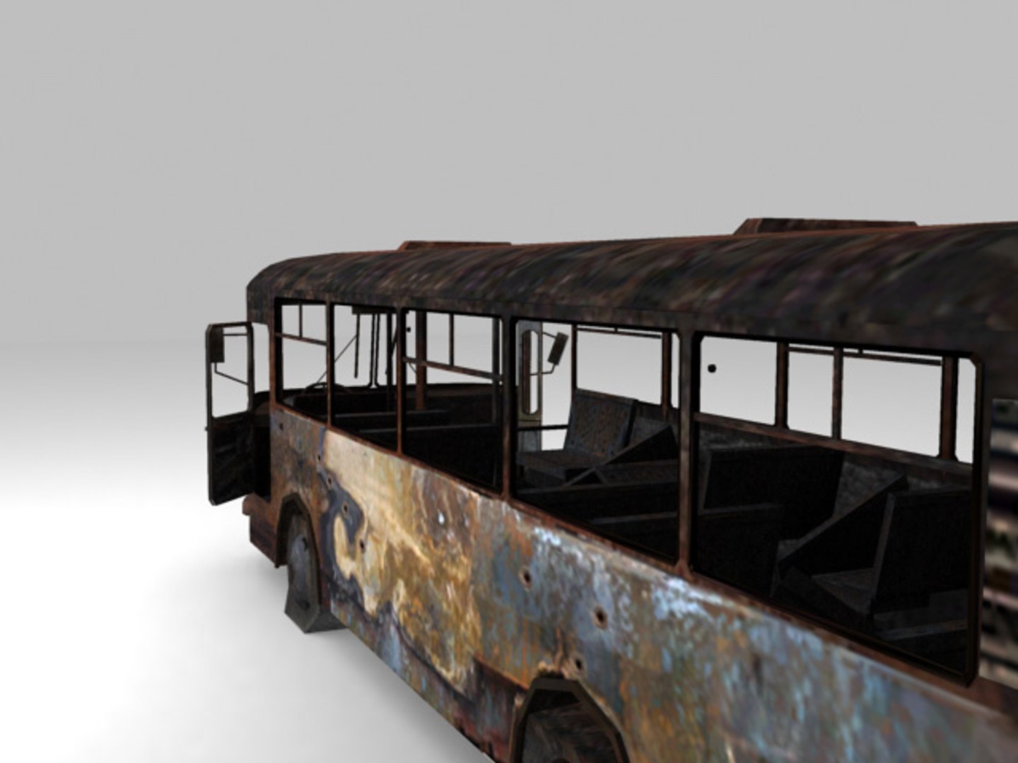 3d Model Russian Bus
