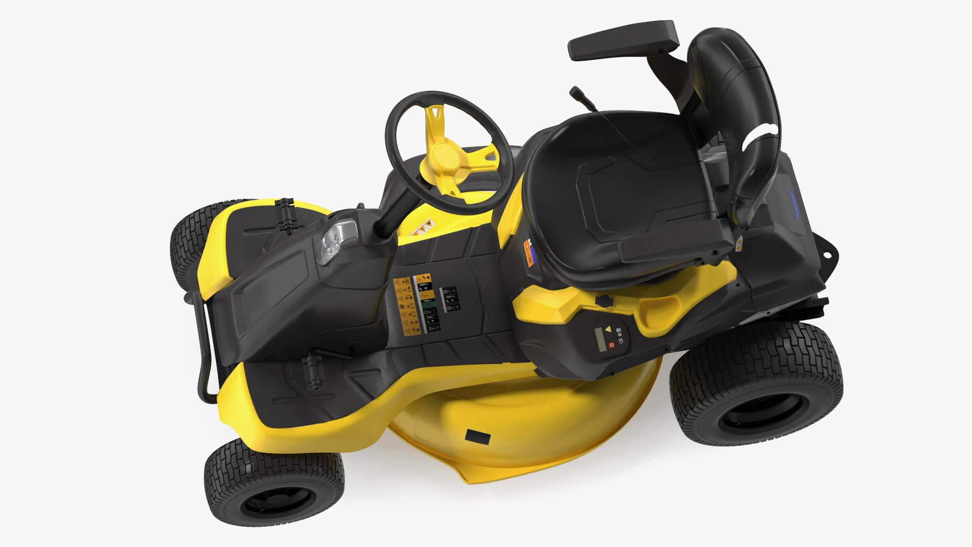 3D Electric Riding Lawn Mower - TurboSquid 2134081