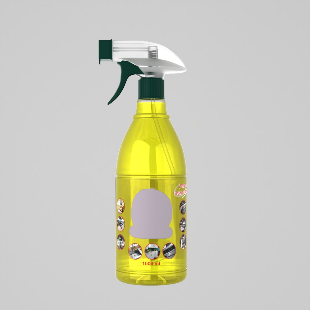 Spray Bottle model - TurboSquid 2490705