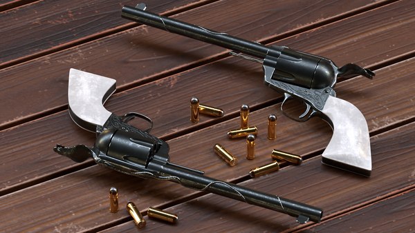 Revolver model - TurboSquid 1983648