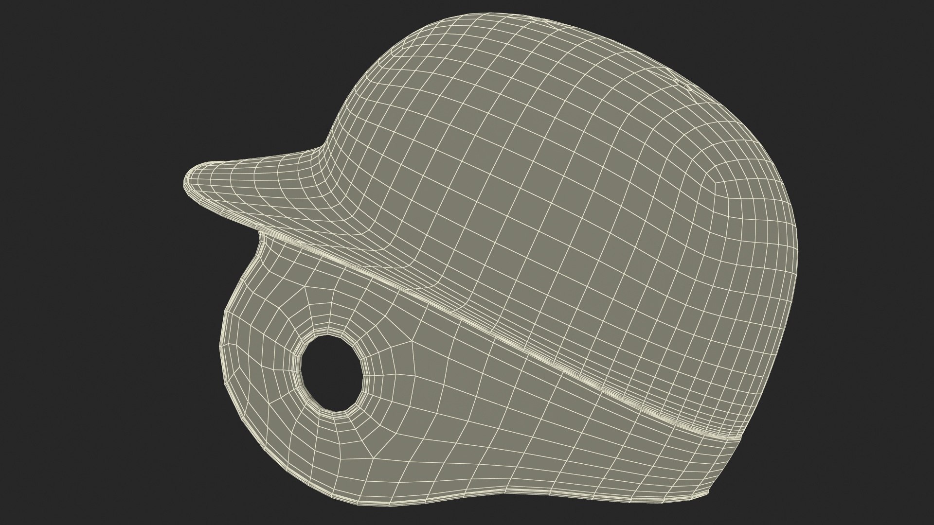 3D Single Ear Baseball Batting Helmet - TurboSquid 2167723