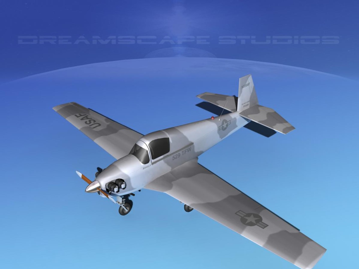 Built Mooney M-18 Mite 3d 3ds