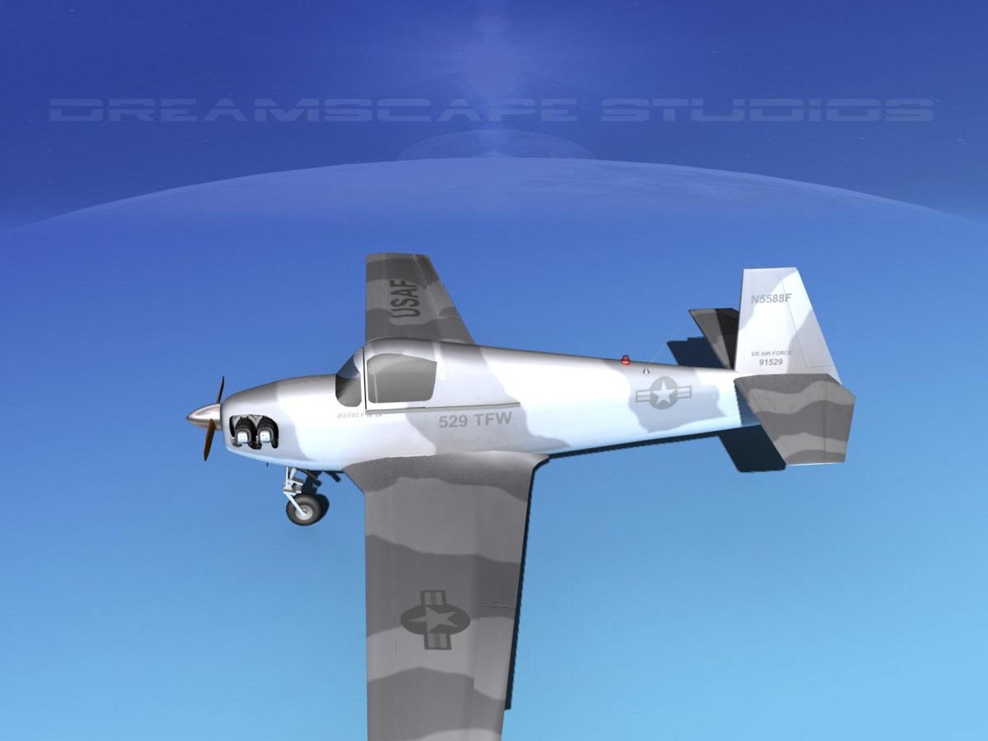 Built Mooney M-18 Mite 3d 3ds