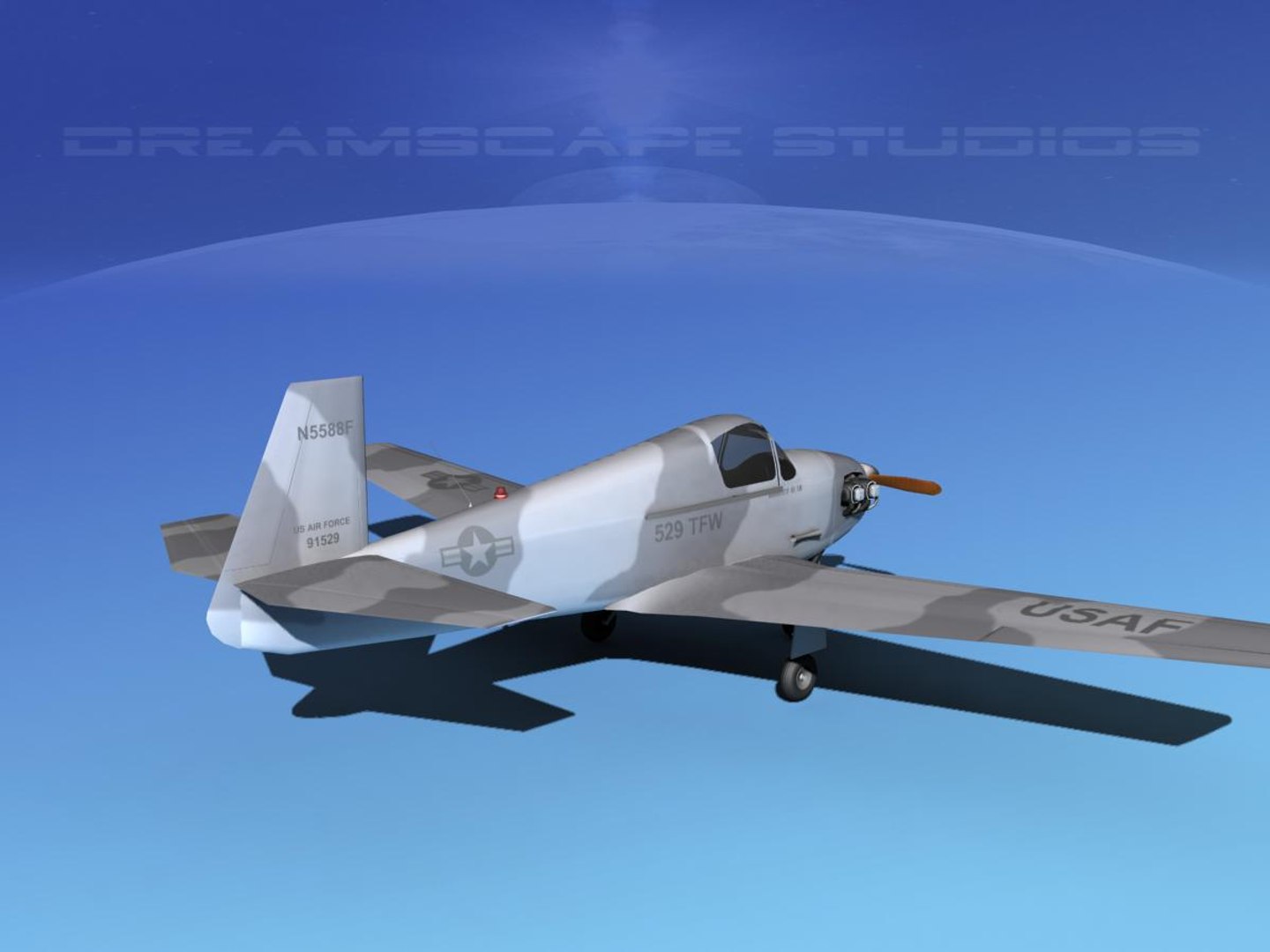 Built Mooney M-18 Mite 3d 3ds