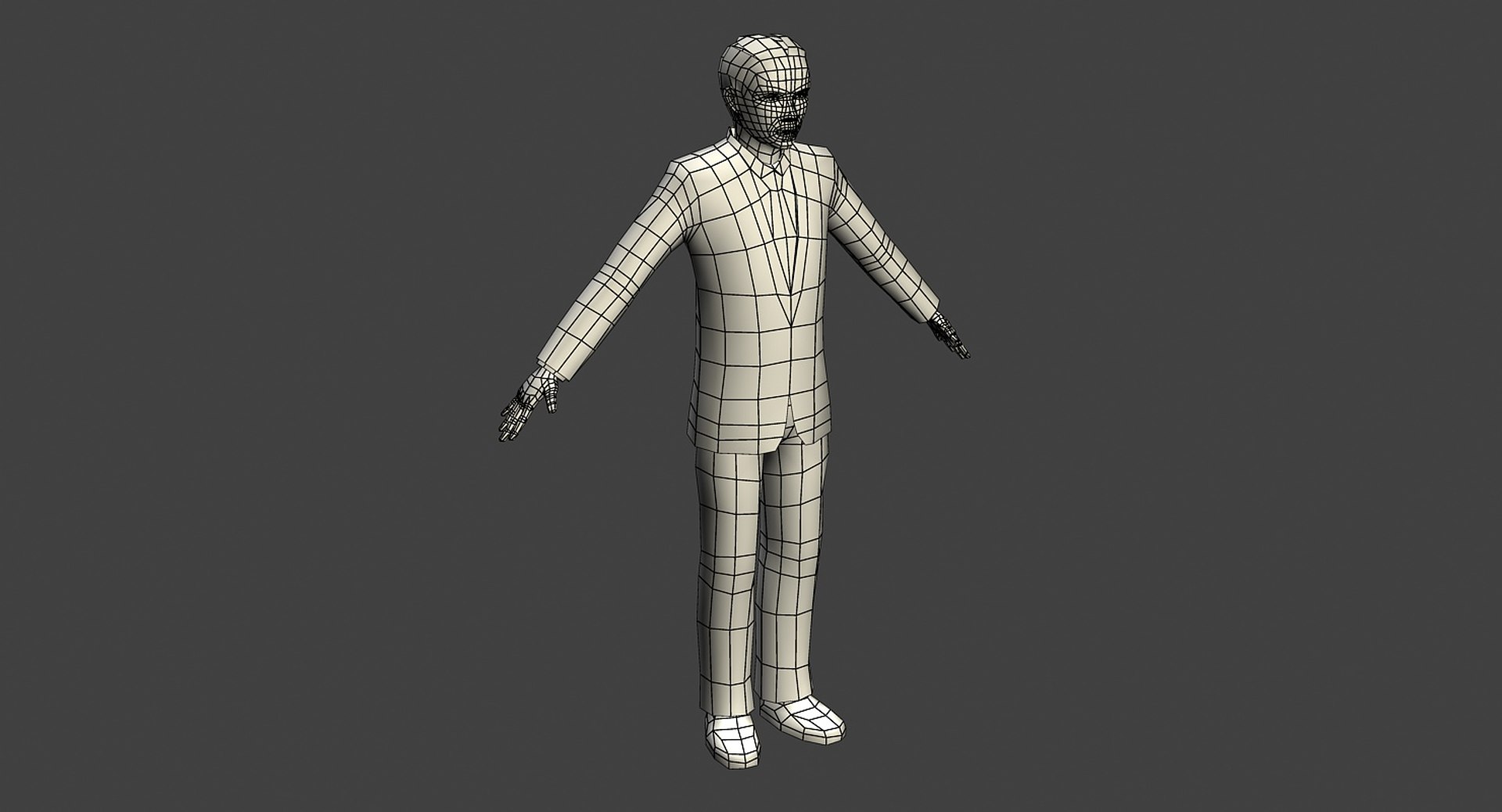 Man Wearing Pin 3d Max