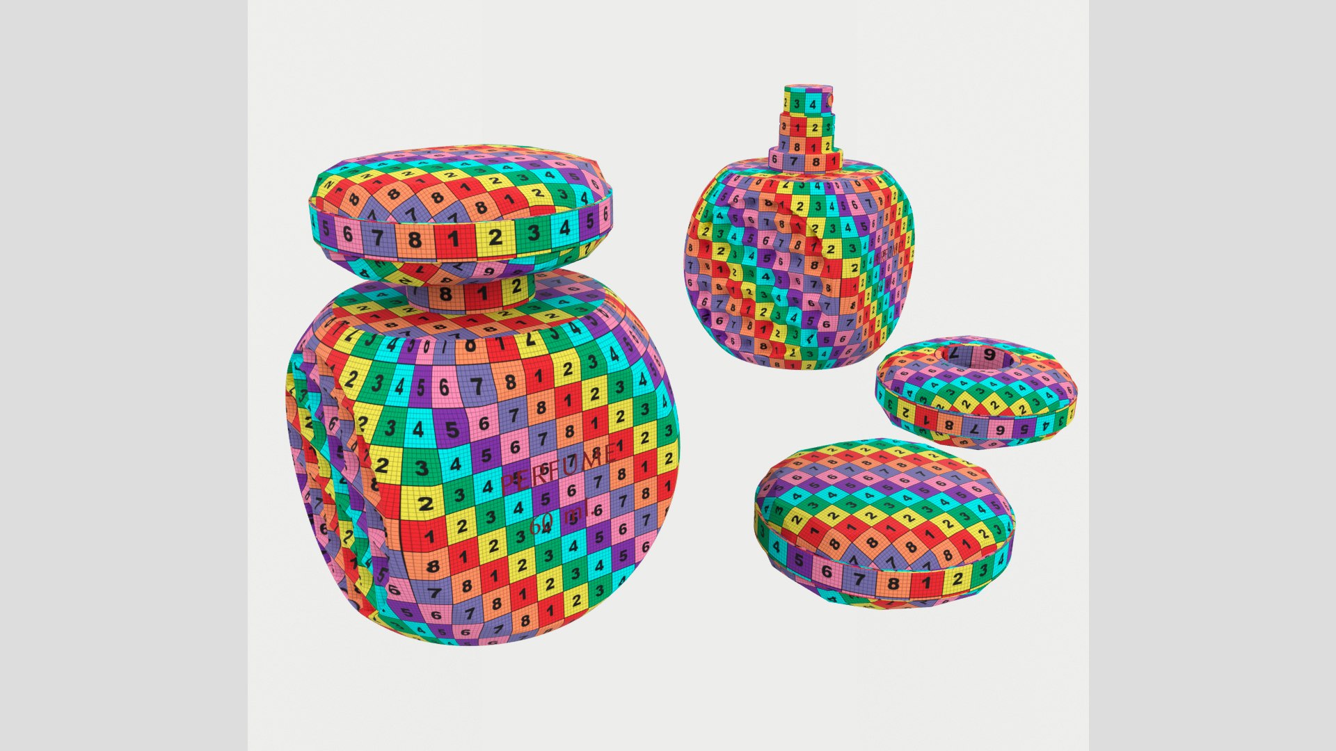 3D Perfume 60ml Low Poly High Poly Detailed - TurboSquid 2357211