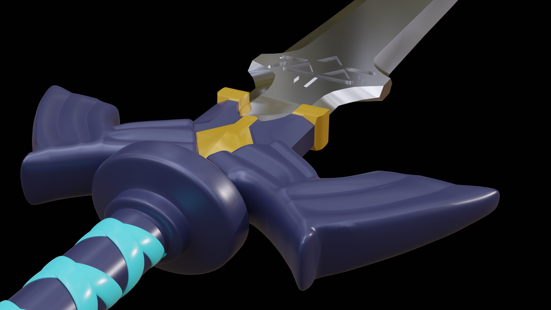 Master Sword Zelda 3D Model - TurboSquid 1606035