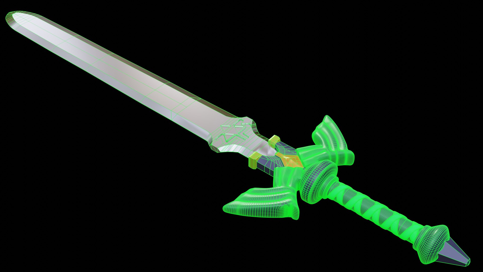 Master Sword Zelda 3D Model - TurboSquid 1606035