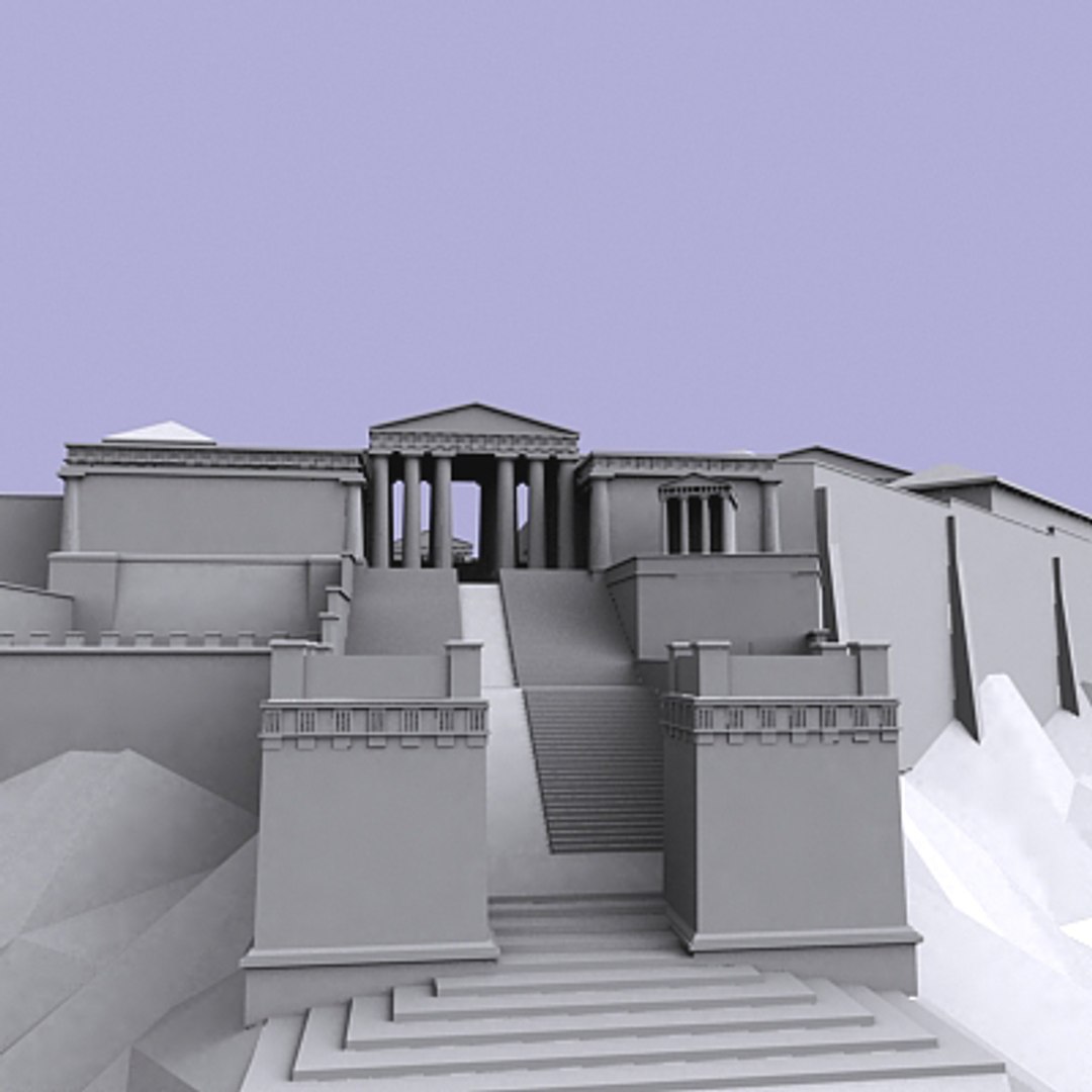 Acropolis Athens 3d Model