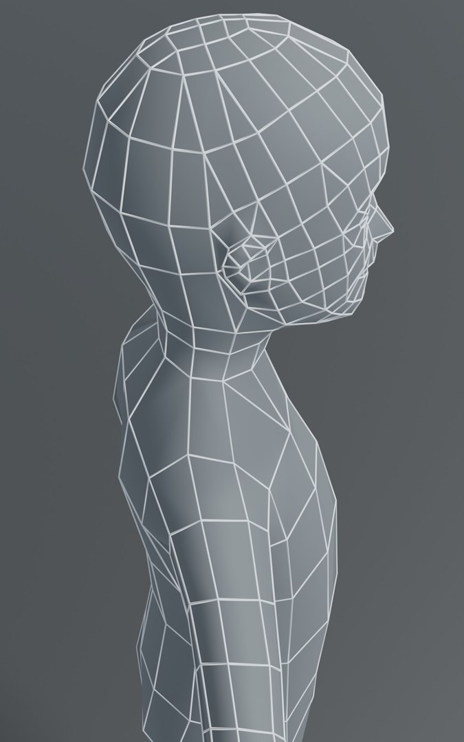 3D Model Boy Kid Body Base Mesh - TurboSquid 1650976