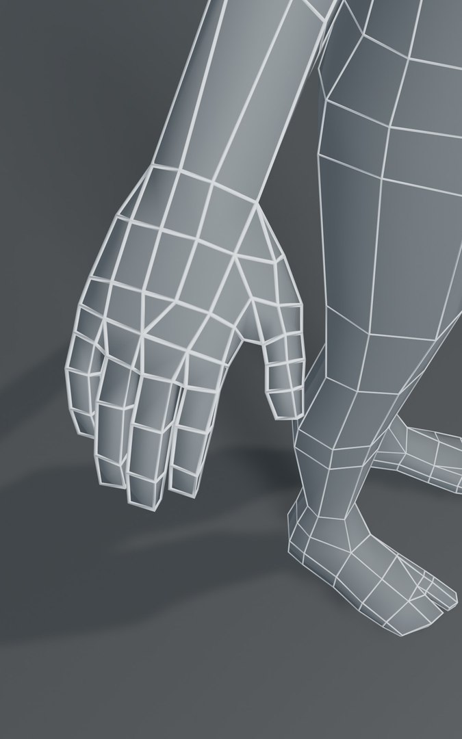 3D Model Boy Kid Body Base Mesh - TurboSquid 1650976