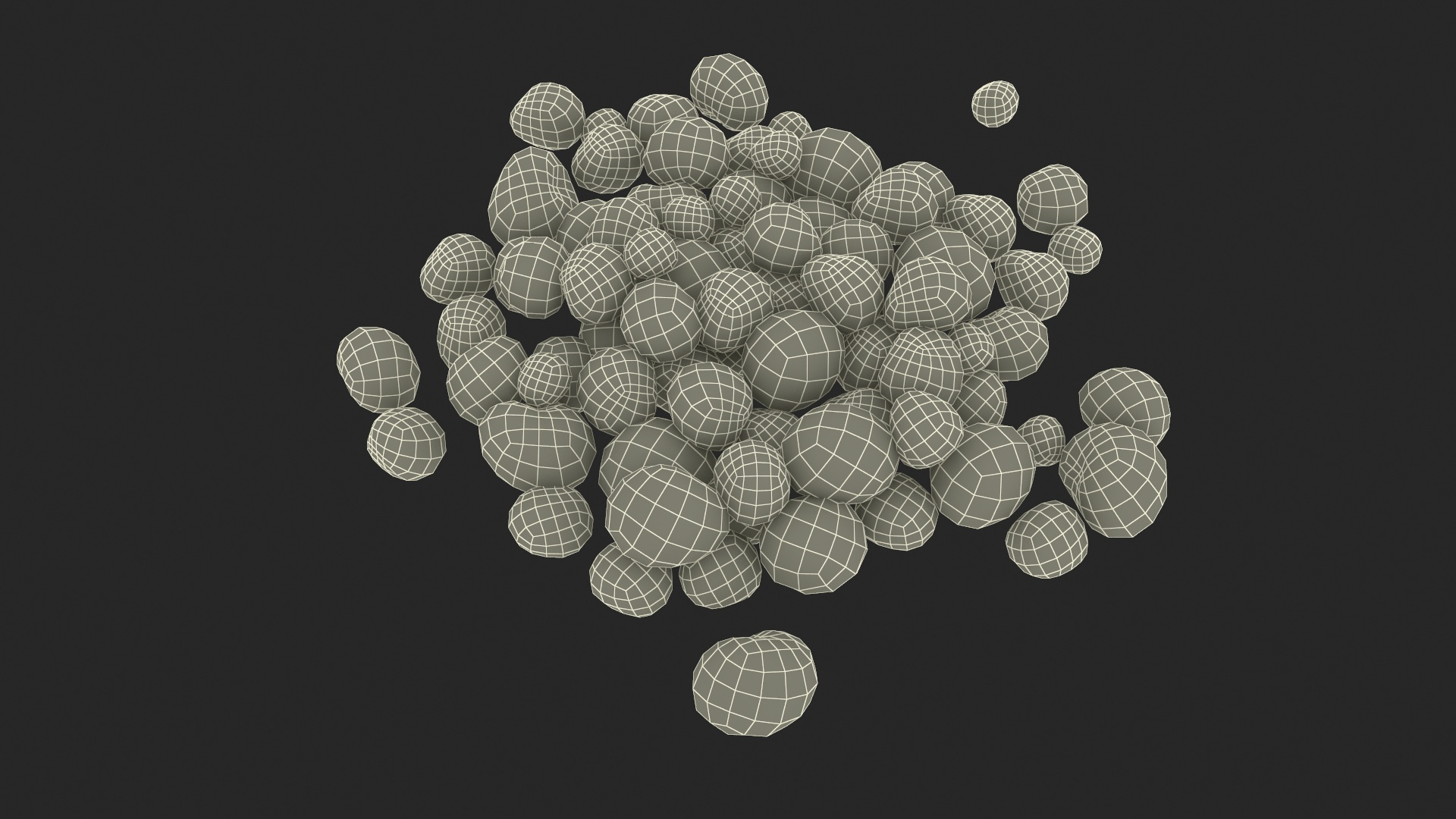 Small Pile of Little Hail 3D model - TurboSquid 2155831