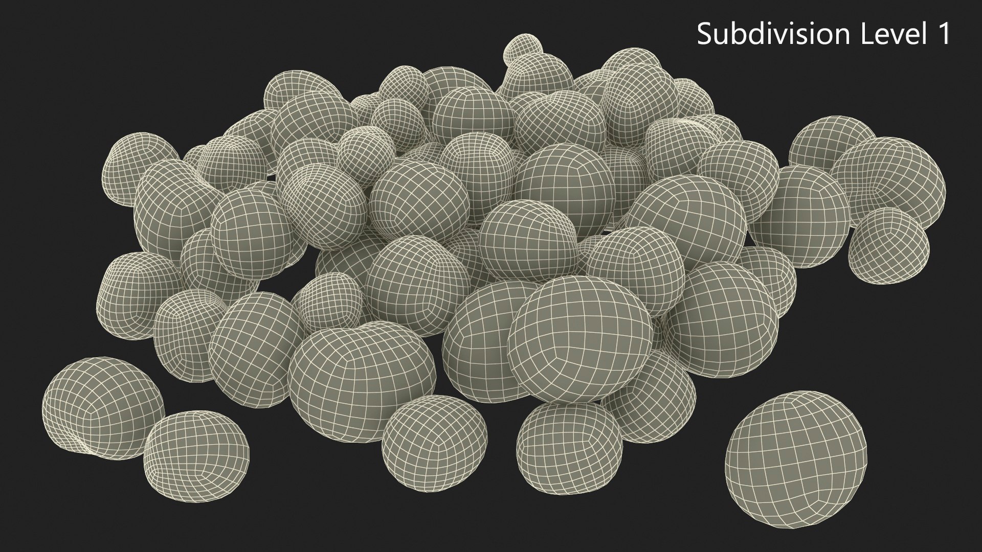 Small Pile of Little Hail 3D model - TurboSquid 2155831