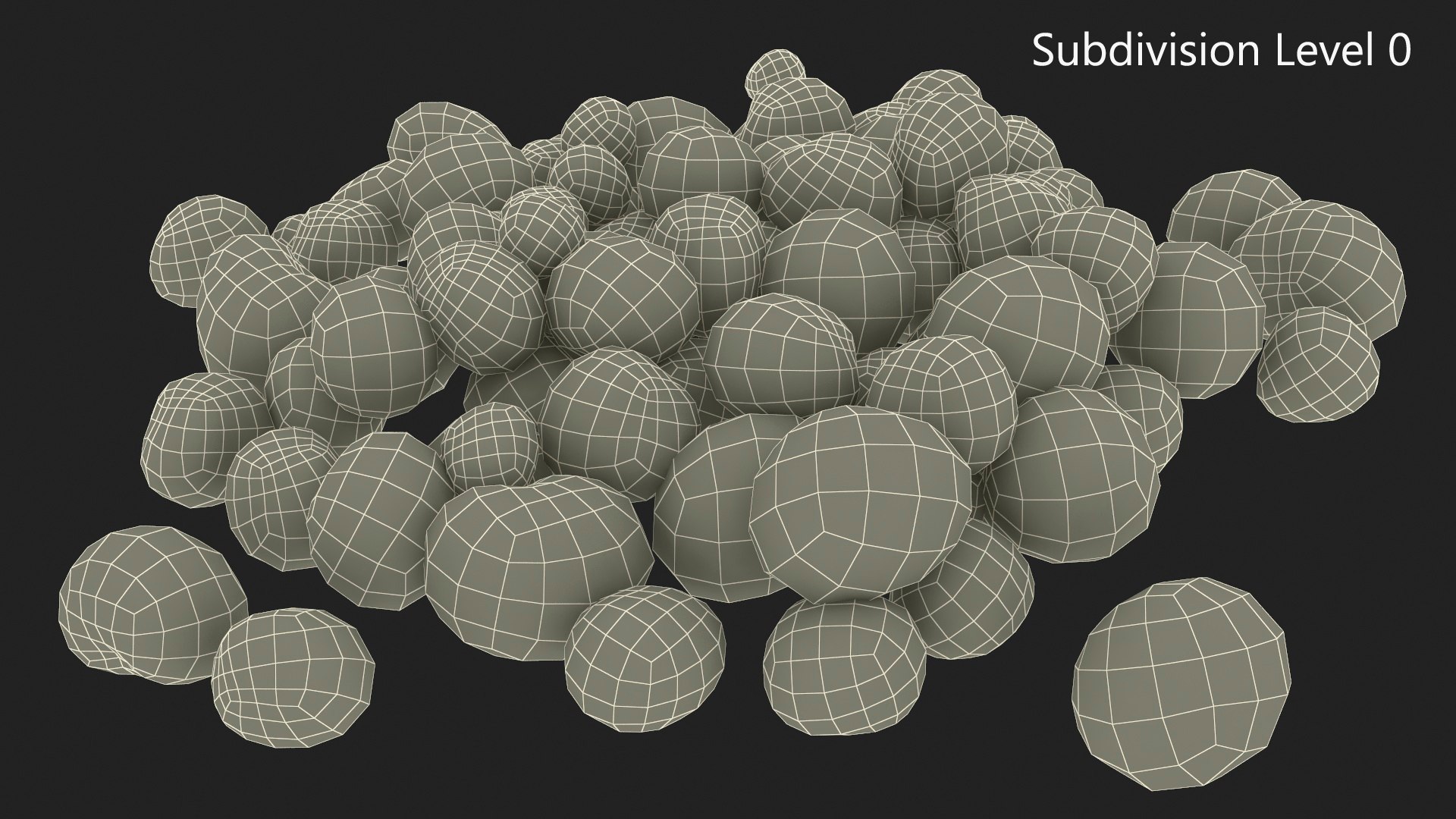 Small Pile of Little Hail 3D model - TurboSquid 2155831