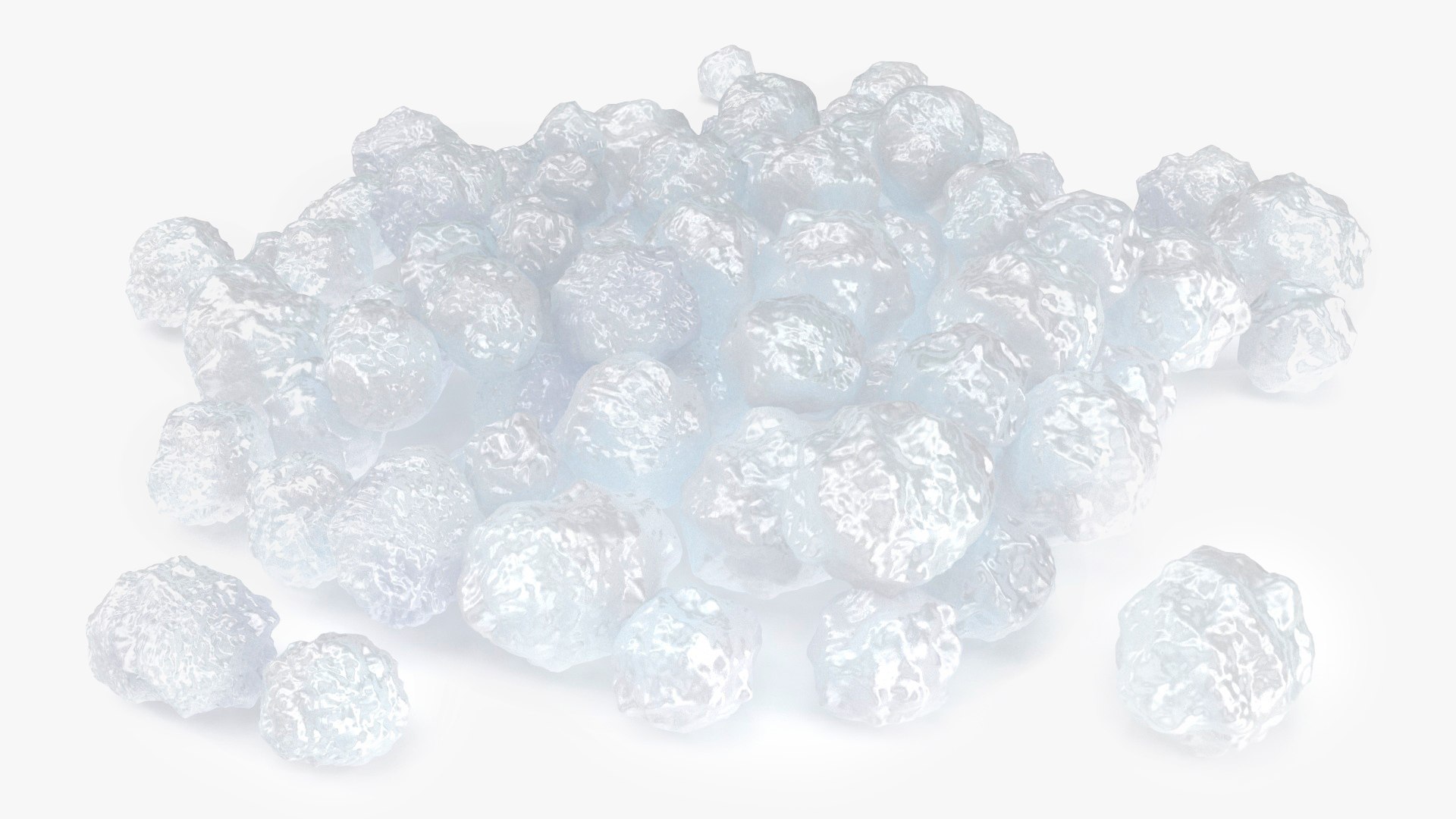 Small Pile of Little Hail 3D model - TurboSquid 2155831