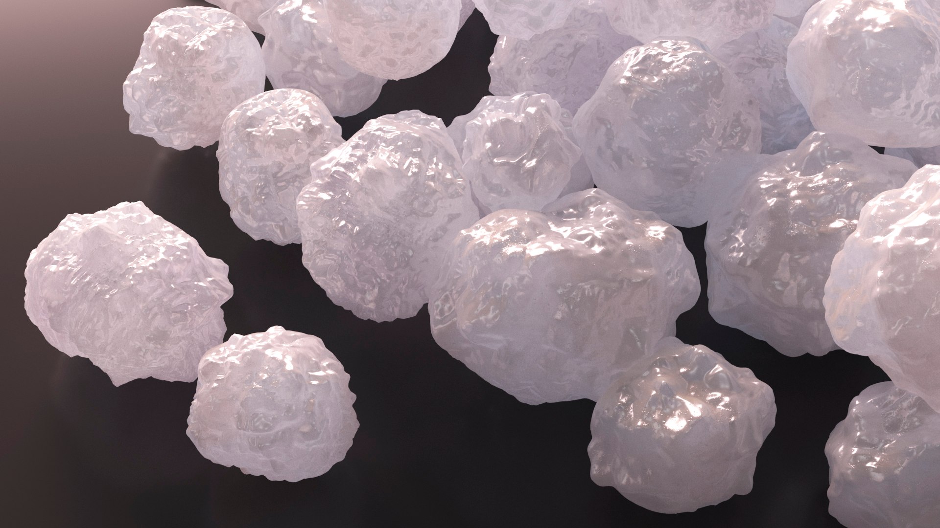 Small Pile of Little Hail 3D model - TurboSquid 2155831