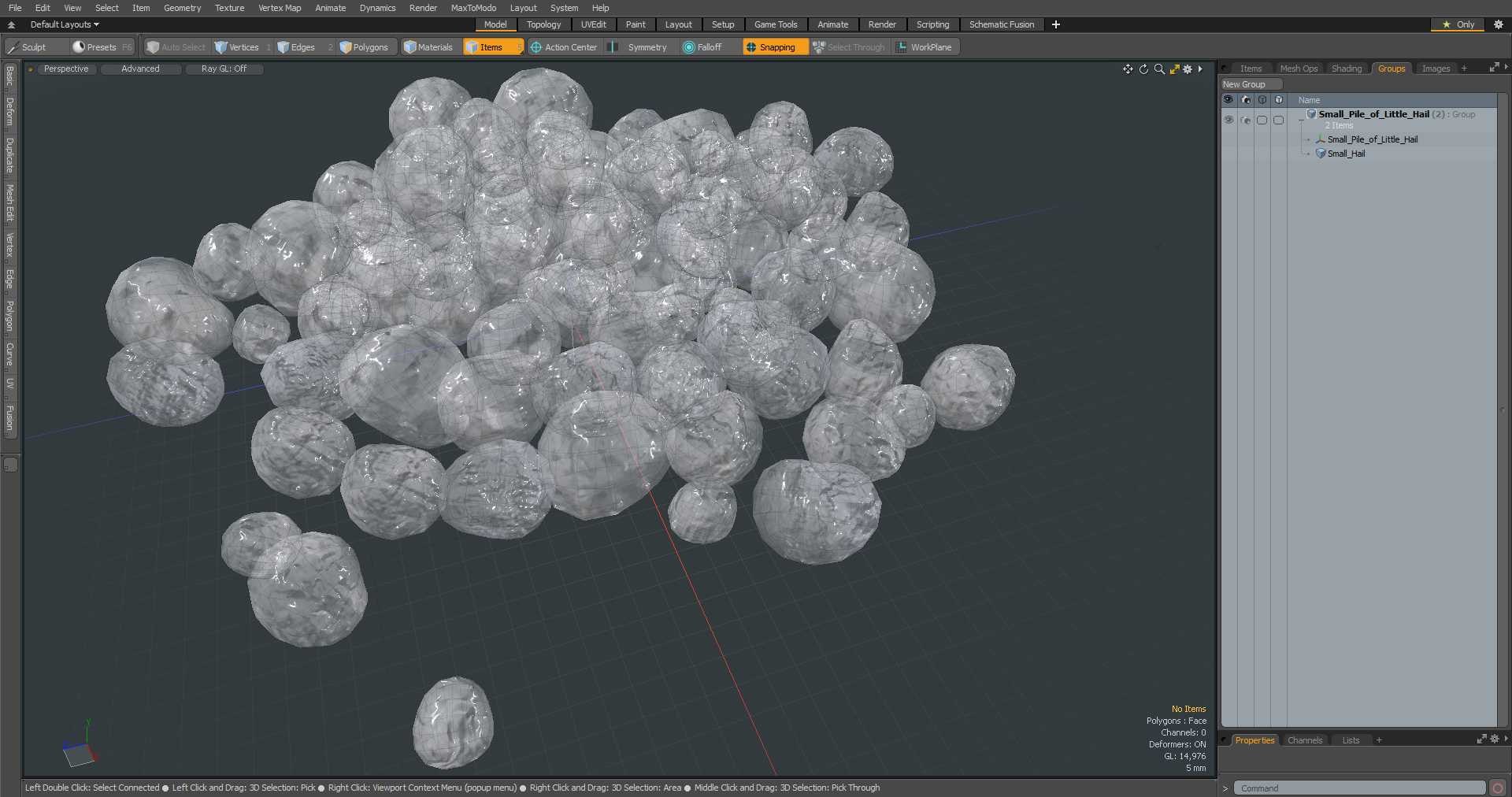 Small Pile of Little Hail 3D model - TurboSquid 2155831