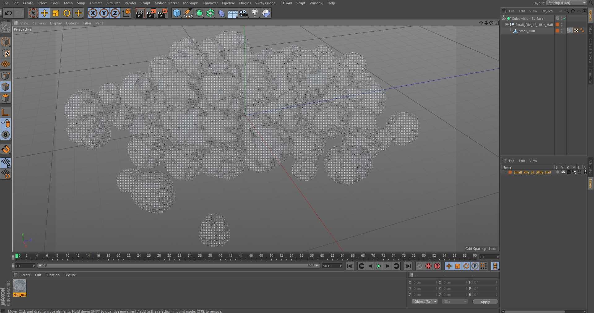 Small Pile of Little Hail 3D model - TurboSquid 2155831