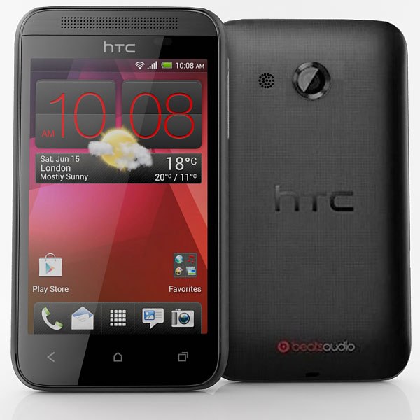 3d htc desire 200 black model