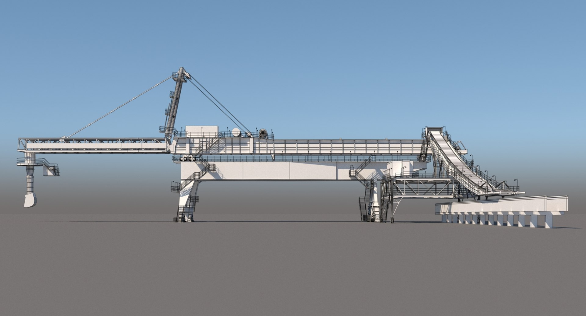3D Industrial Machine Model - TurboSquid 1244221