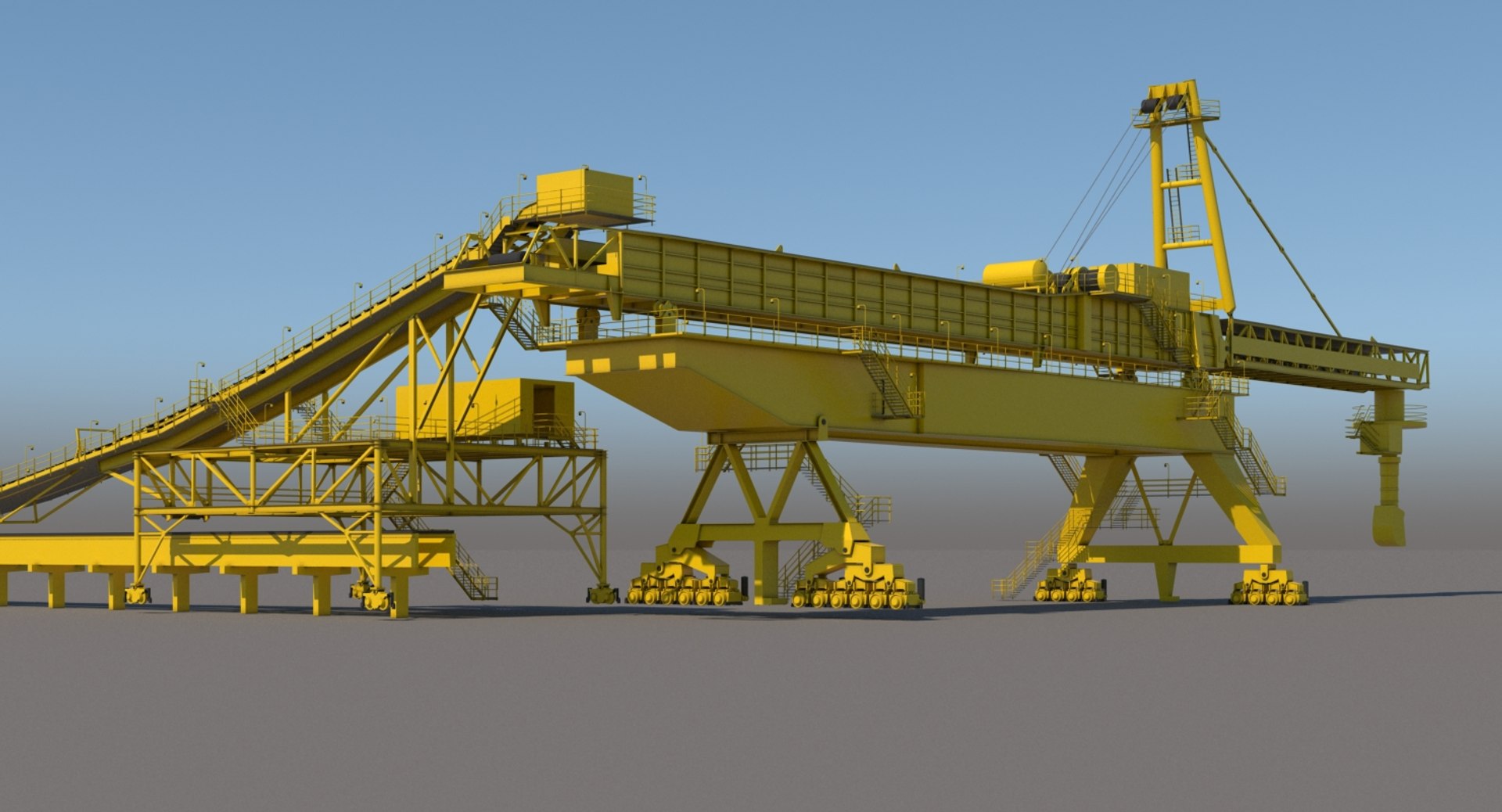 3D Industrial Machine Model - TurboSquid 1244221