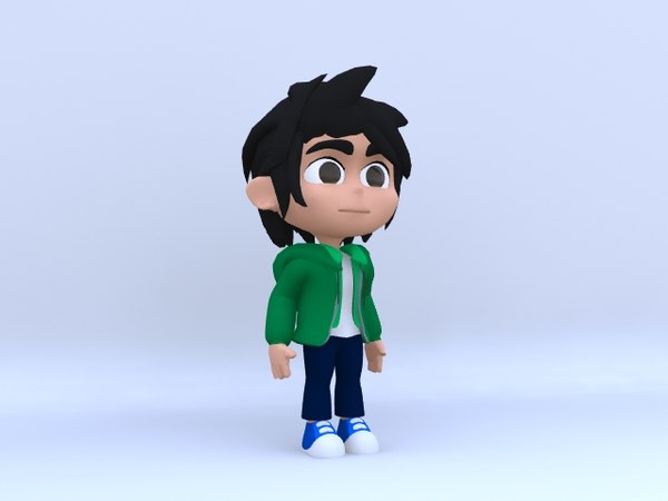 modelo 3d Niño char - TurboSquid 1013201