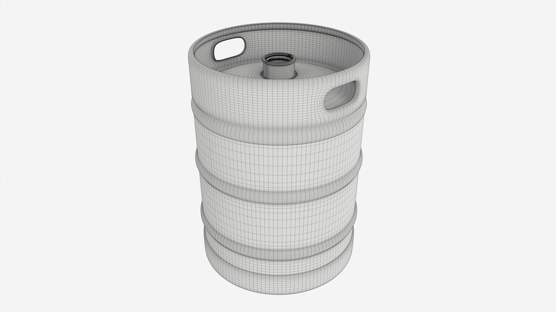 3D Beer Keg Metal - TurboSquid 1934591