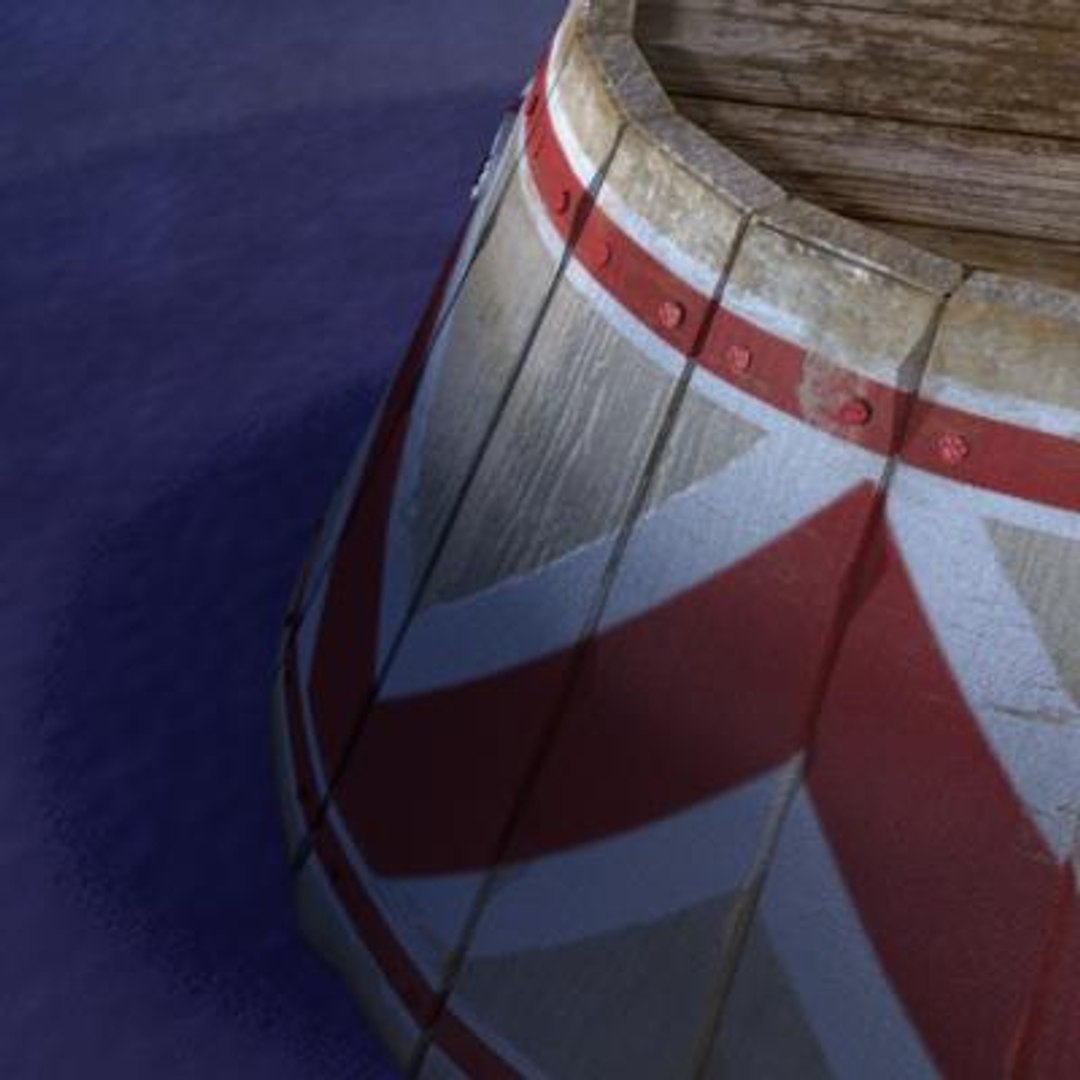 Circus Stool 3d Model