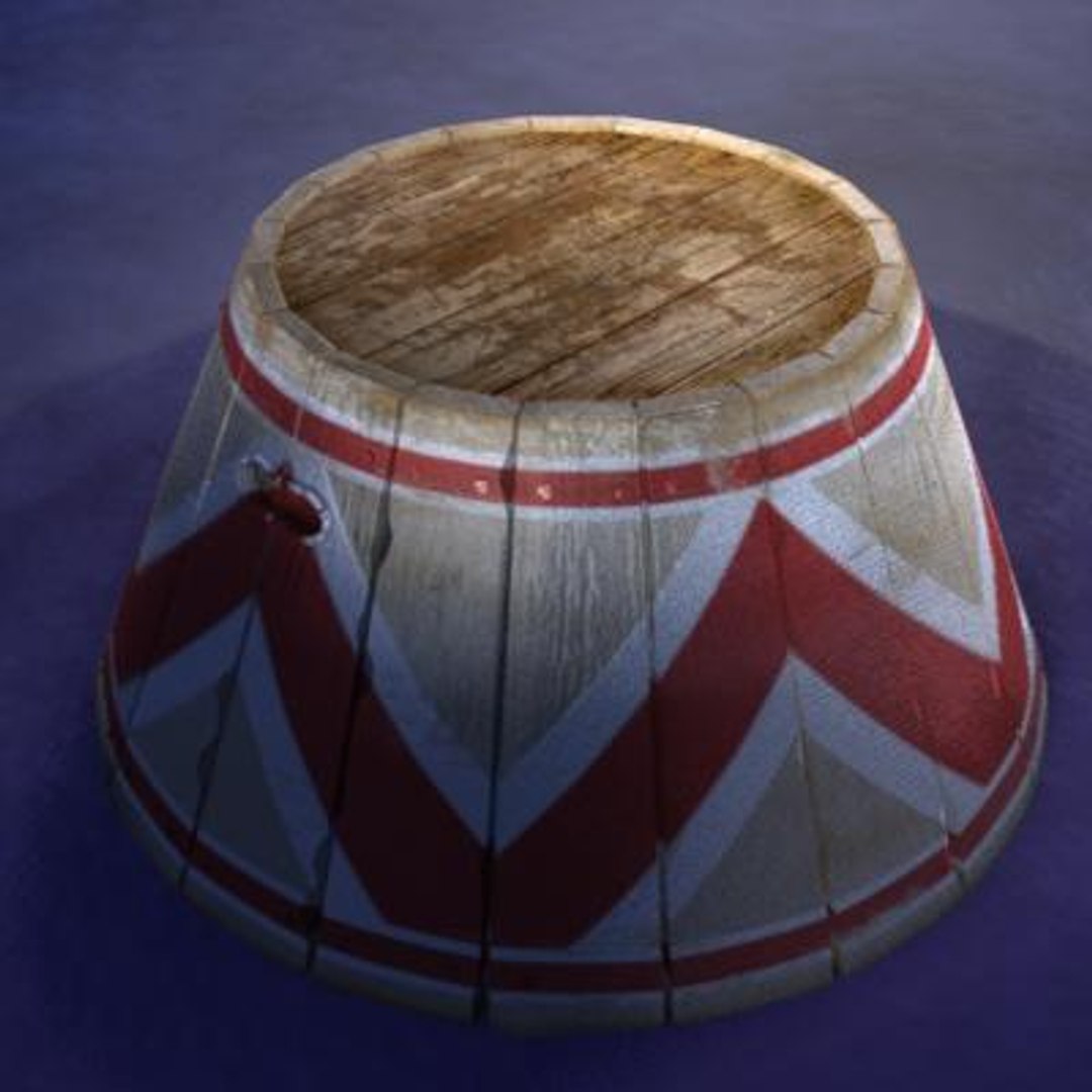 Circus Stool 3d Model