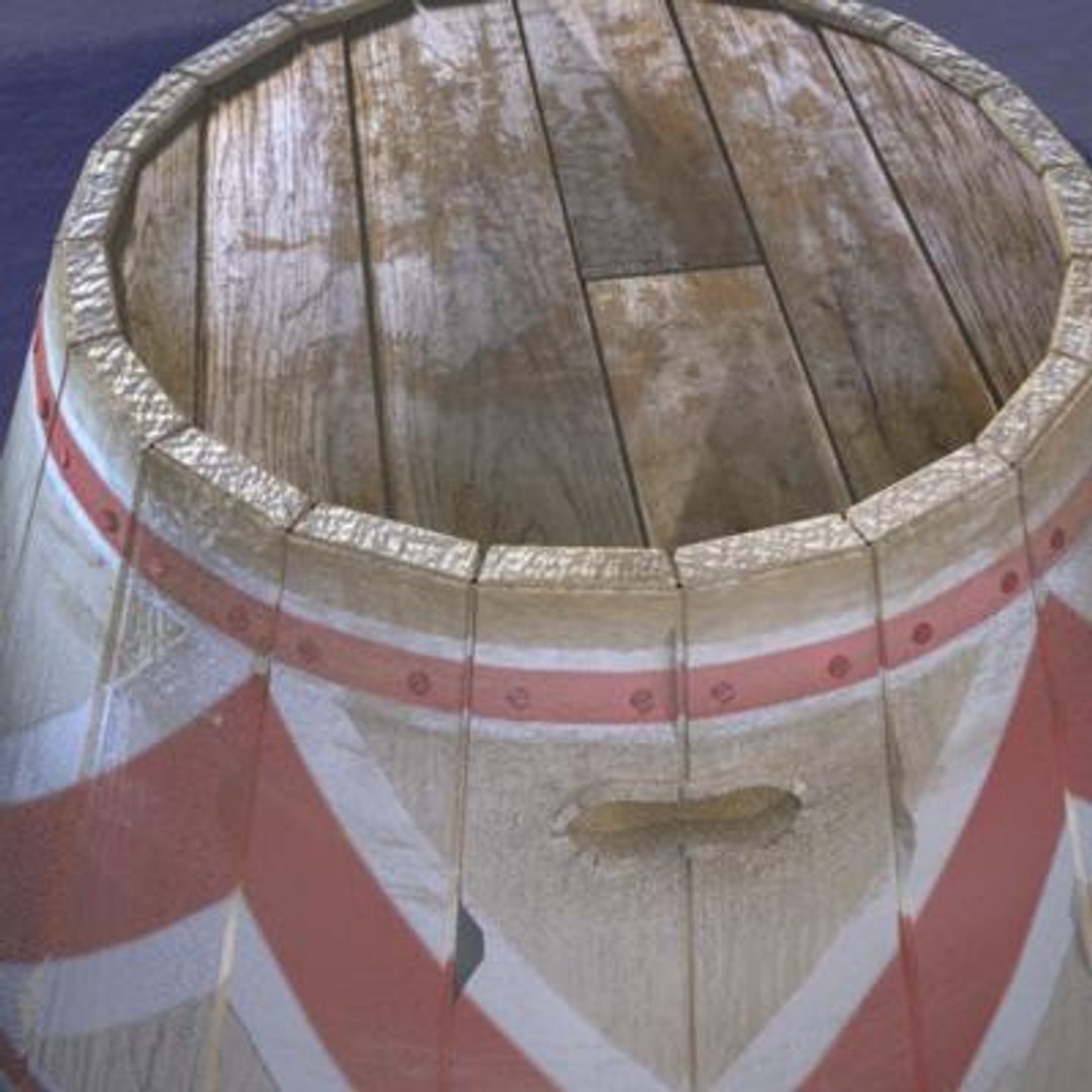 Circus Stool 3d Model