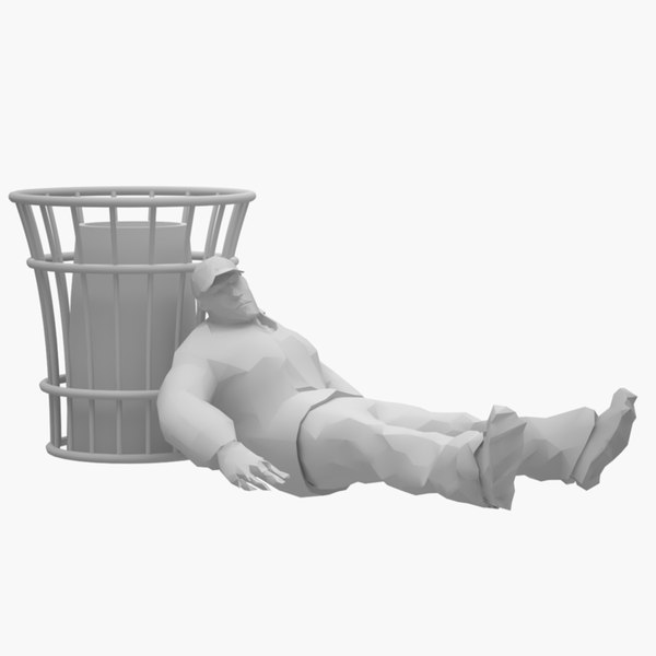 3D Homeless Models | TurboSquid