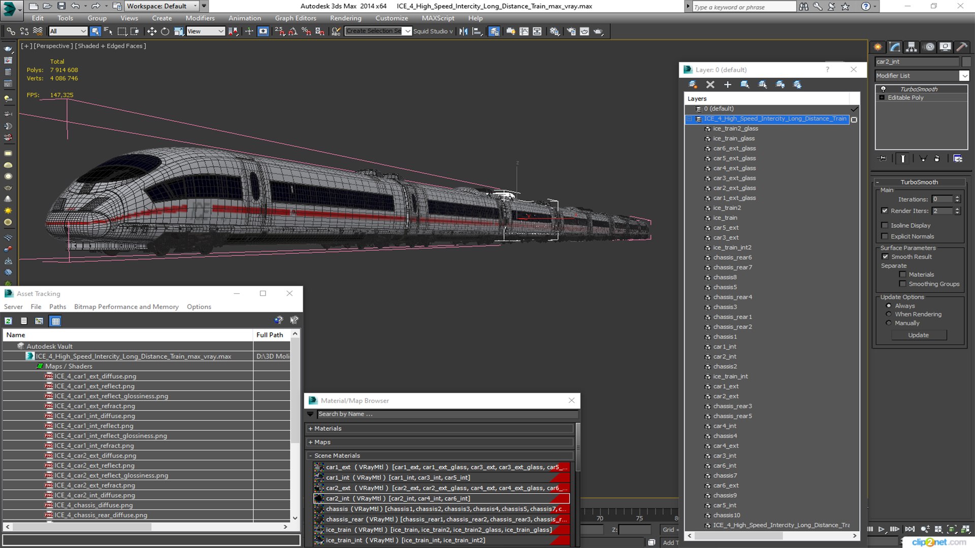 3D Model ICE 4 High Speed Intercity Long Distance Train - TurboSquid ...