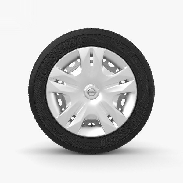 modelo 3d Nissan Tiida Classic 15 pulgadas llanta 001 - TurboSquid 1429830