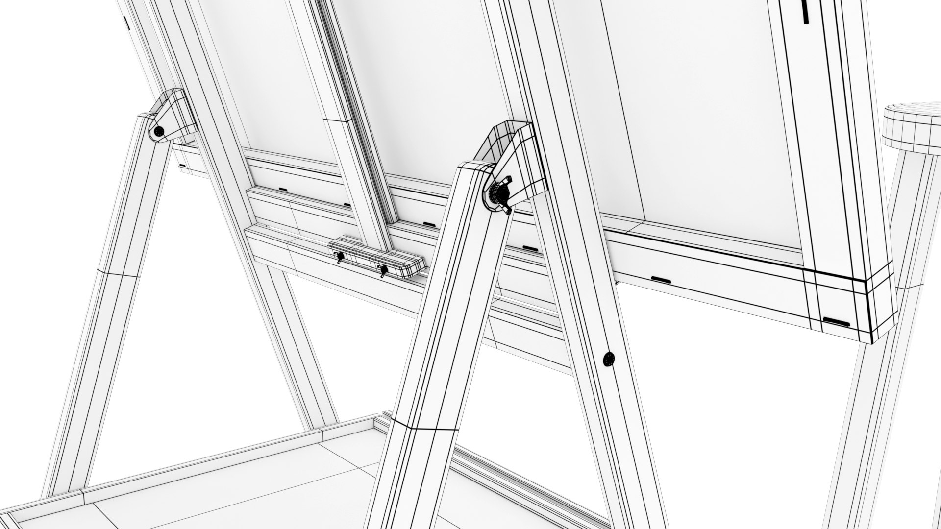 Easel 02 Model - TurboSquid 2146220