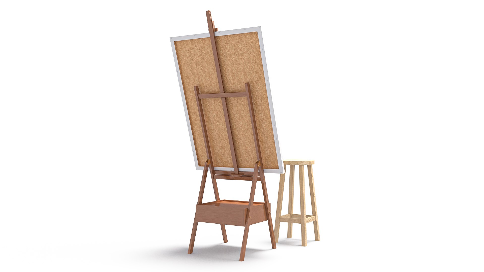 Easel 02 Model - TurboSquid 2146220